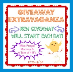 Giveaway Extravaganza Announcement! – Miss Frugal Mommy
