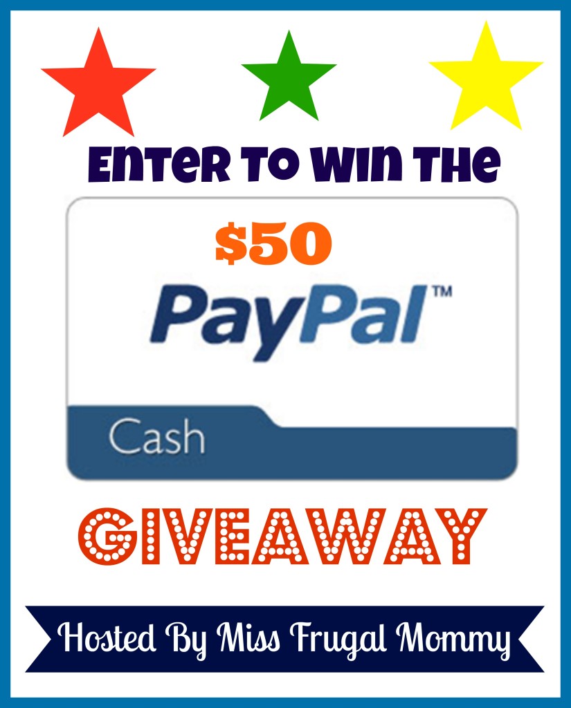 $50 PayPal Cash Giveaway – Miss Frugal Mommy