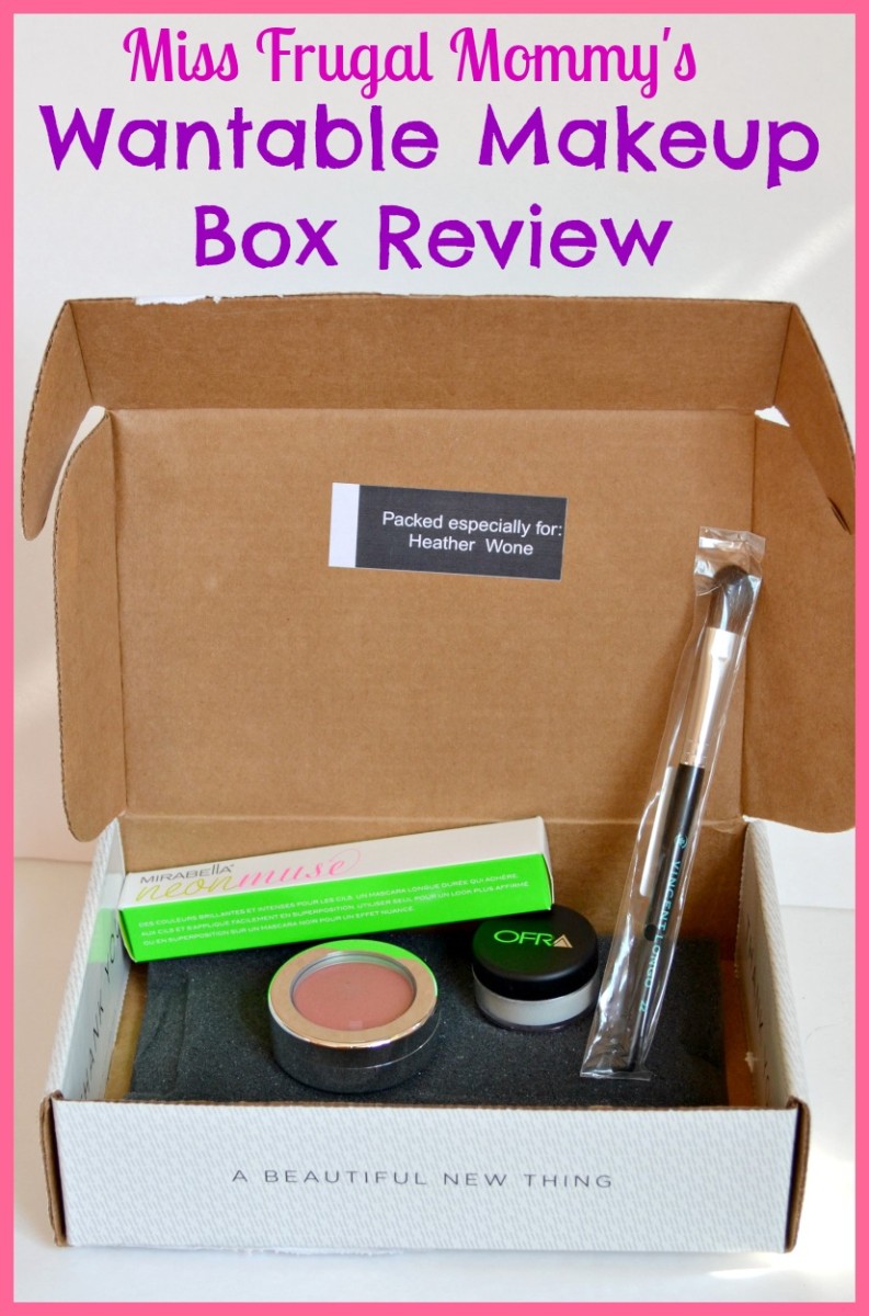 Wantable Makeup Subscription Box Review – Miss Frugal Mommy