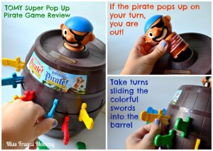 TOMY Super Pop Up Pirate Game Review – Miss Frugal Mommy